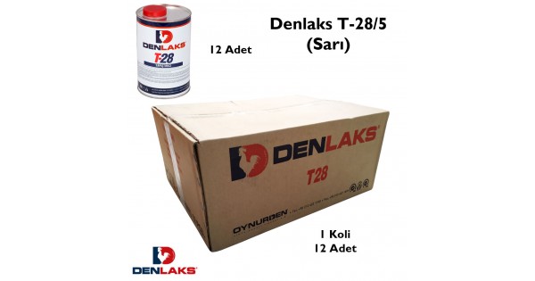 Denlaks T-28/1 Sarı Yapıştırıcı - 1 Kg (12 Adet / Koli) Fiyatları ve ...