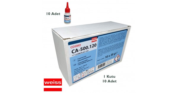 Weiss COSMO Elastik Yapıştırıcı 20 ml (10 Adet / Kutu) Fiyatları ve ...