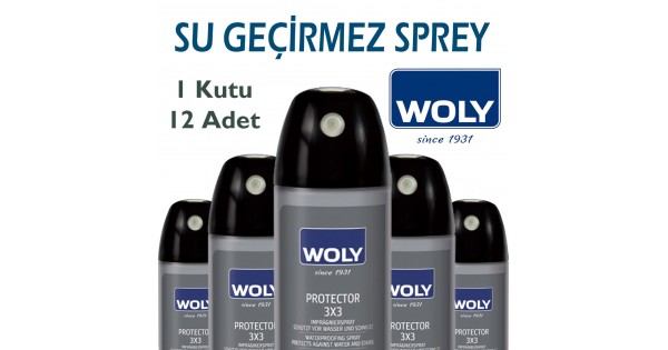 Woly Protector 3X3 - Su Geçirmez Sprey (12 Adet / Kutu) Fiyatları ve ...
